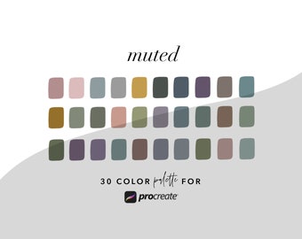 Pink Camo Procreate Color Palette // iPad Lettering // Procreate Tools ...