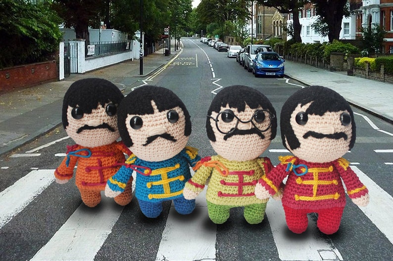 Love Beatles Amigurumi Crochet Pattern (english, Spanish PDF) - Etsy