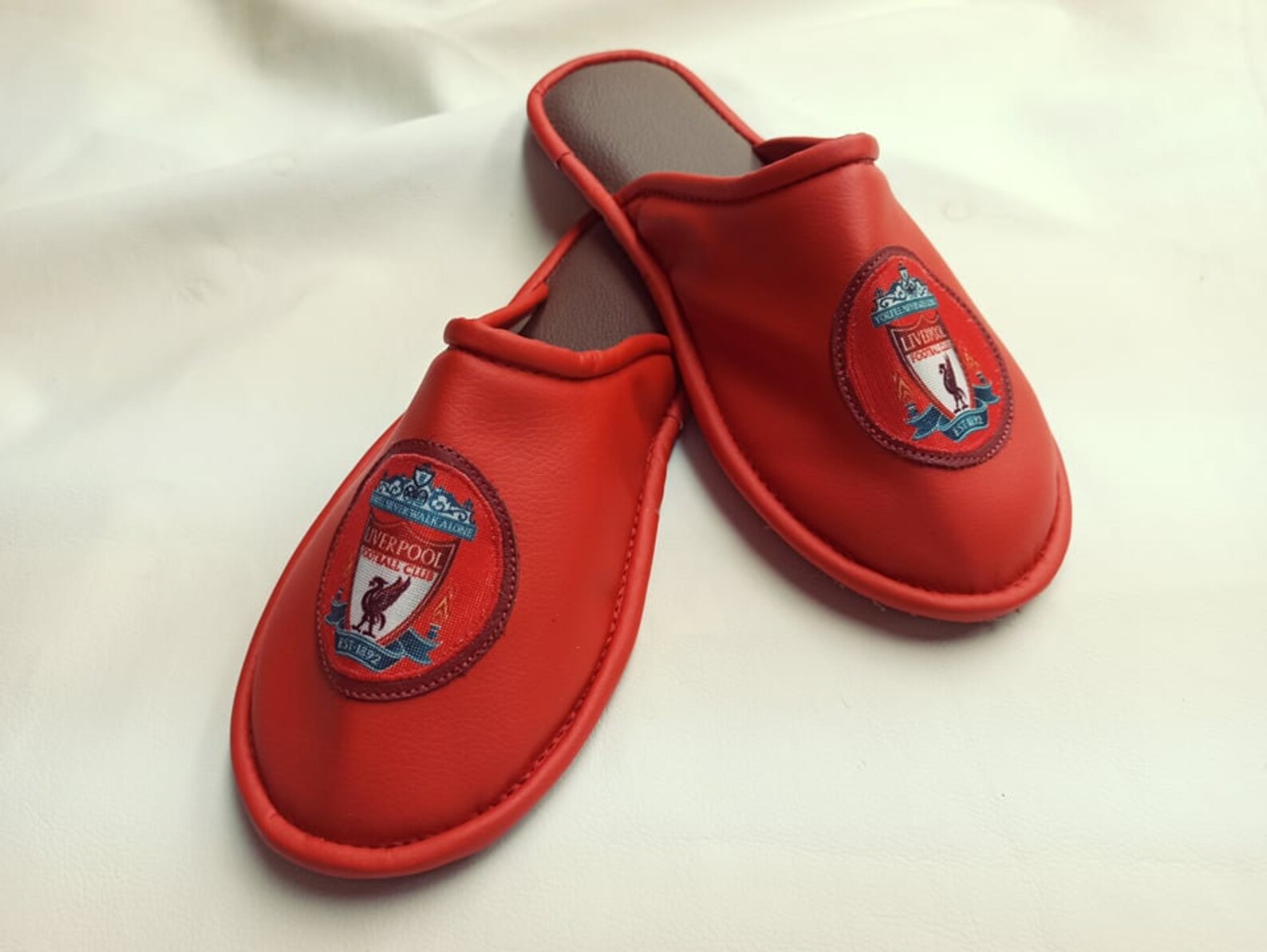 Liverpool Fc Slippers Premier League Champions - Etsy