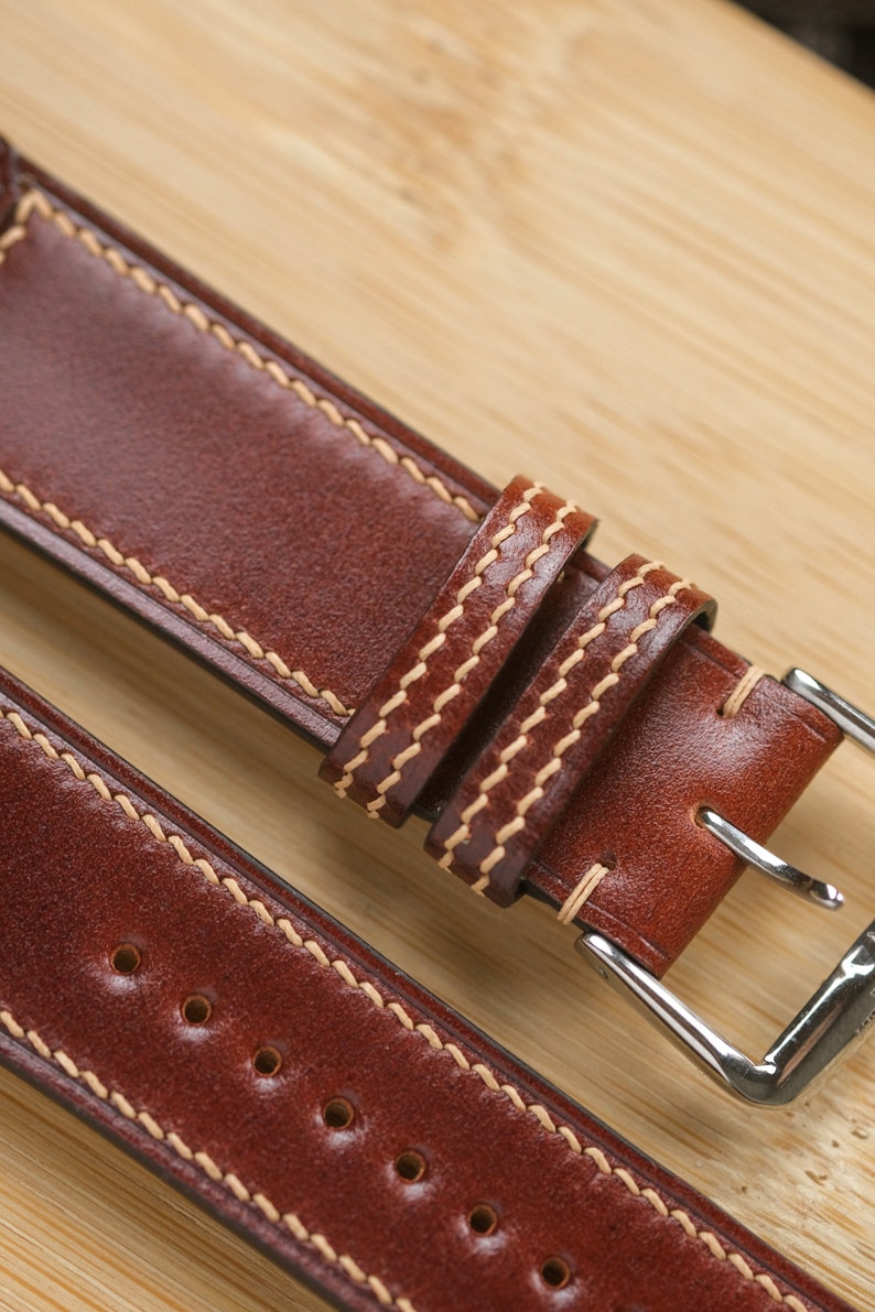 Garnet Red Shell Cordovan Watch Strap for JLC Reverso 16mm - Etsy