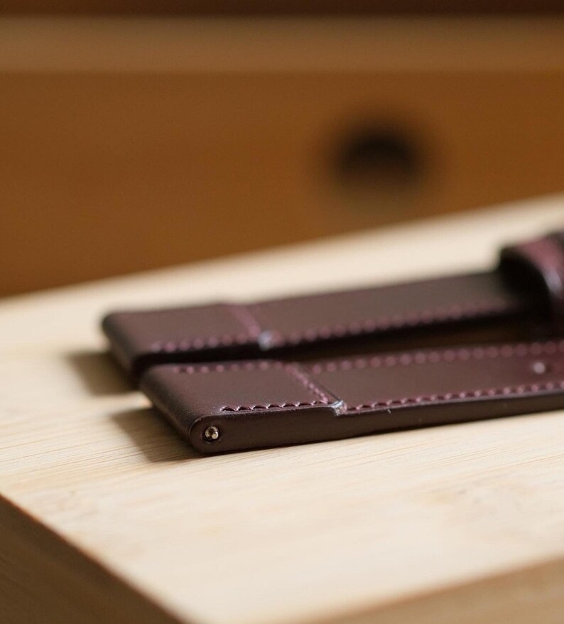 Horween Color 8 Shell Cordovan Watch Strap for JLC Reverso - Etsy