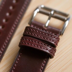 Horween Color 8 Shell Cordovan Watch Strap for JLC Reverso - Etsy