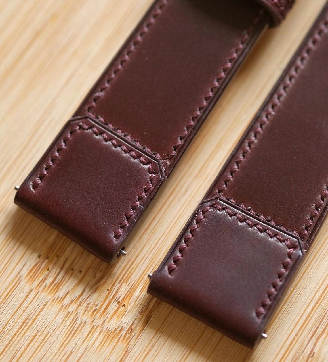 Horween Color 8 Shell Cordovan Watch Strap for JLC Reverso - Etsy
