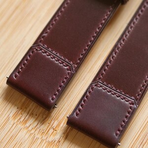 Horween Color 8 Shell Cordovan Watch Strap for JLC Reverso - Etsy