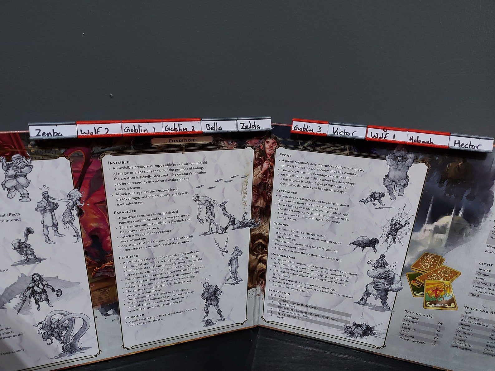 Initiative Screen Banners dnd 2mm class & Enemy | Etsy