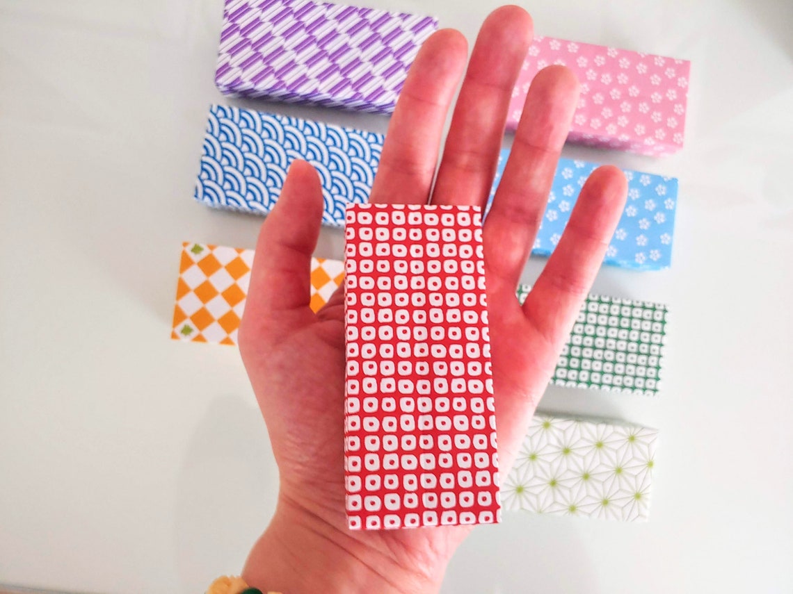 8 Pack Small Rectangle Origami Boxes W/ Lids Gift Wrapping Ideas Party ...