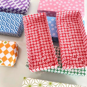 8 Pack Small Rectangle Origami Boxes W/ Lids | Gift Wrapping Ideas ...