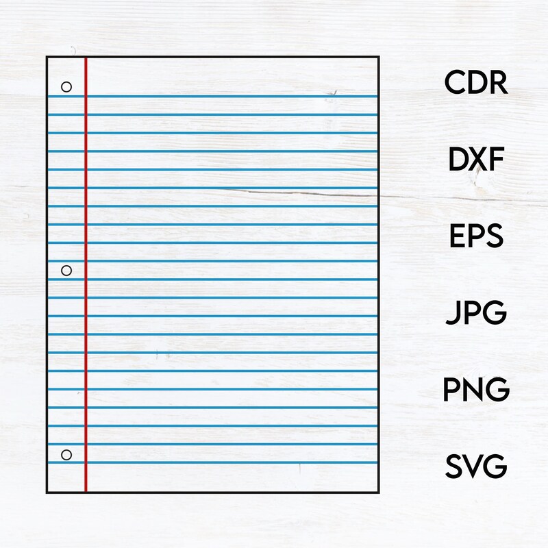 Notebook Paper - Etsy