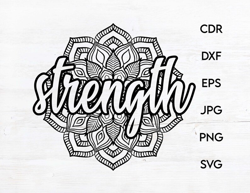 Strength Svg Cutting Files Instant Download Bible Verse Svg - Etsy