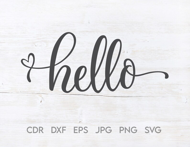 Hello Svg Welcome Svg Welcome Sign Hello Sign Hello Png - Etsy