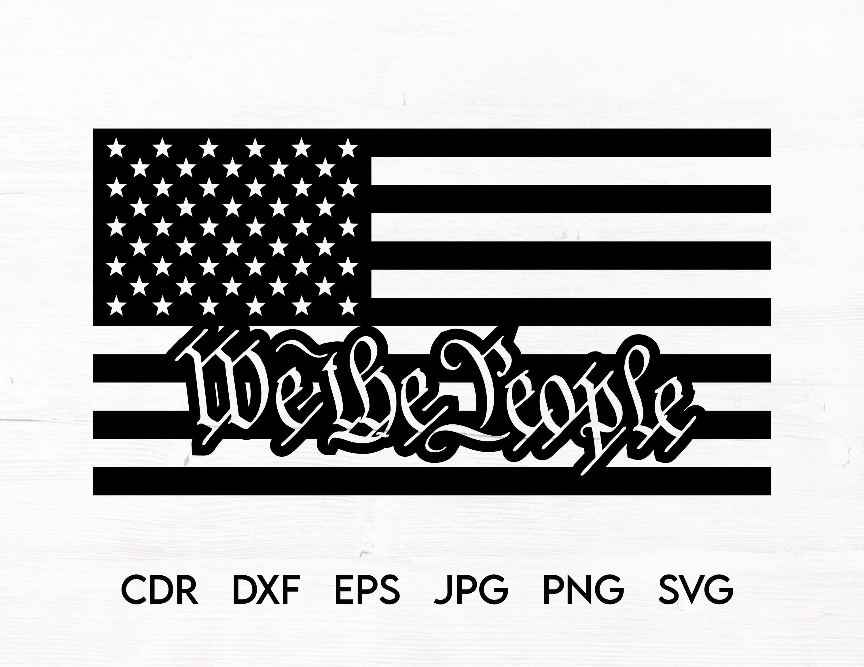 We the People Svg Quote, Instant Download America Constitution ...