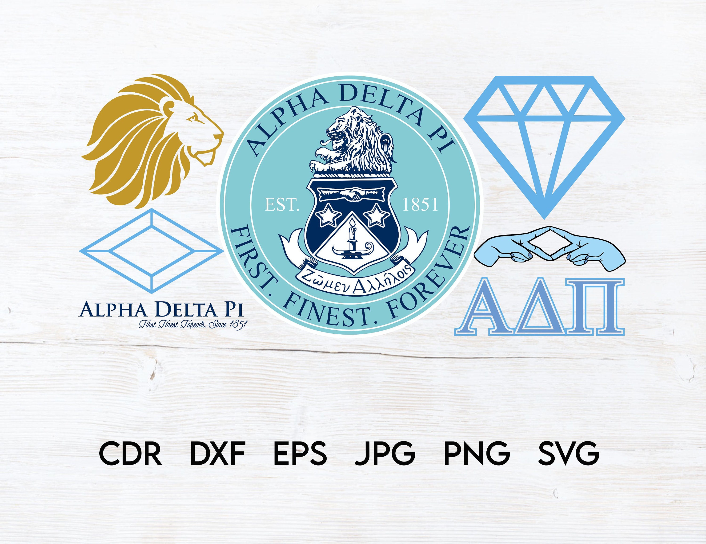Alpha Delta Pi Sorority Svg Print Vector Adp Sorority Etsy