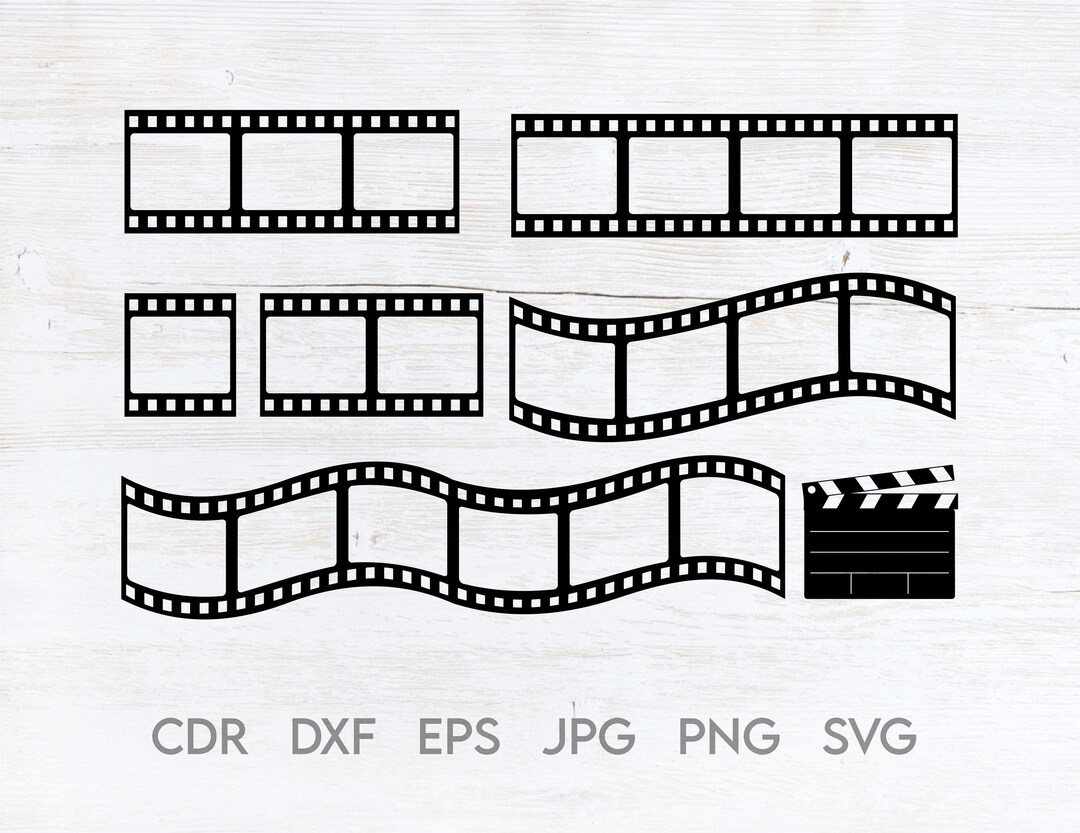 Movie Filmstrip Svg, Cinema Vintage Svg, Movie Film Cinema, Camera Reel ...
