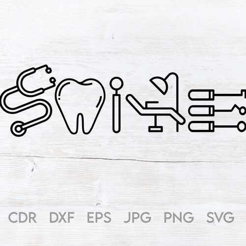 Dentist SVG Dentist Gift Smile SVG Dental Hygienist - Etsy