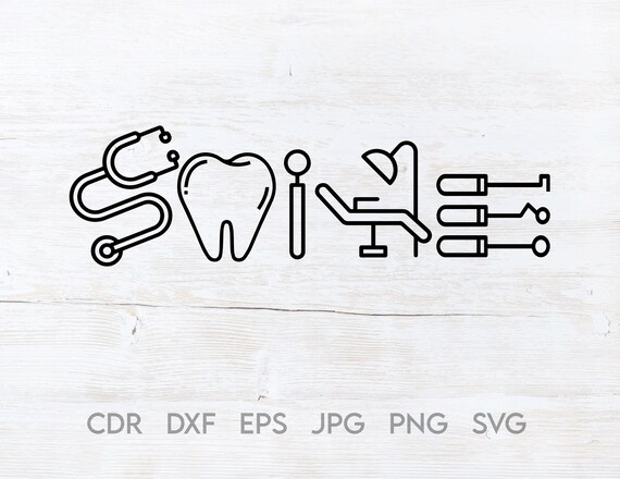 Dentist svg gift for dentist Tooth svg teeth svg dental | Etsy