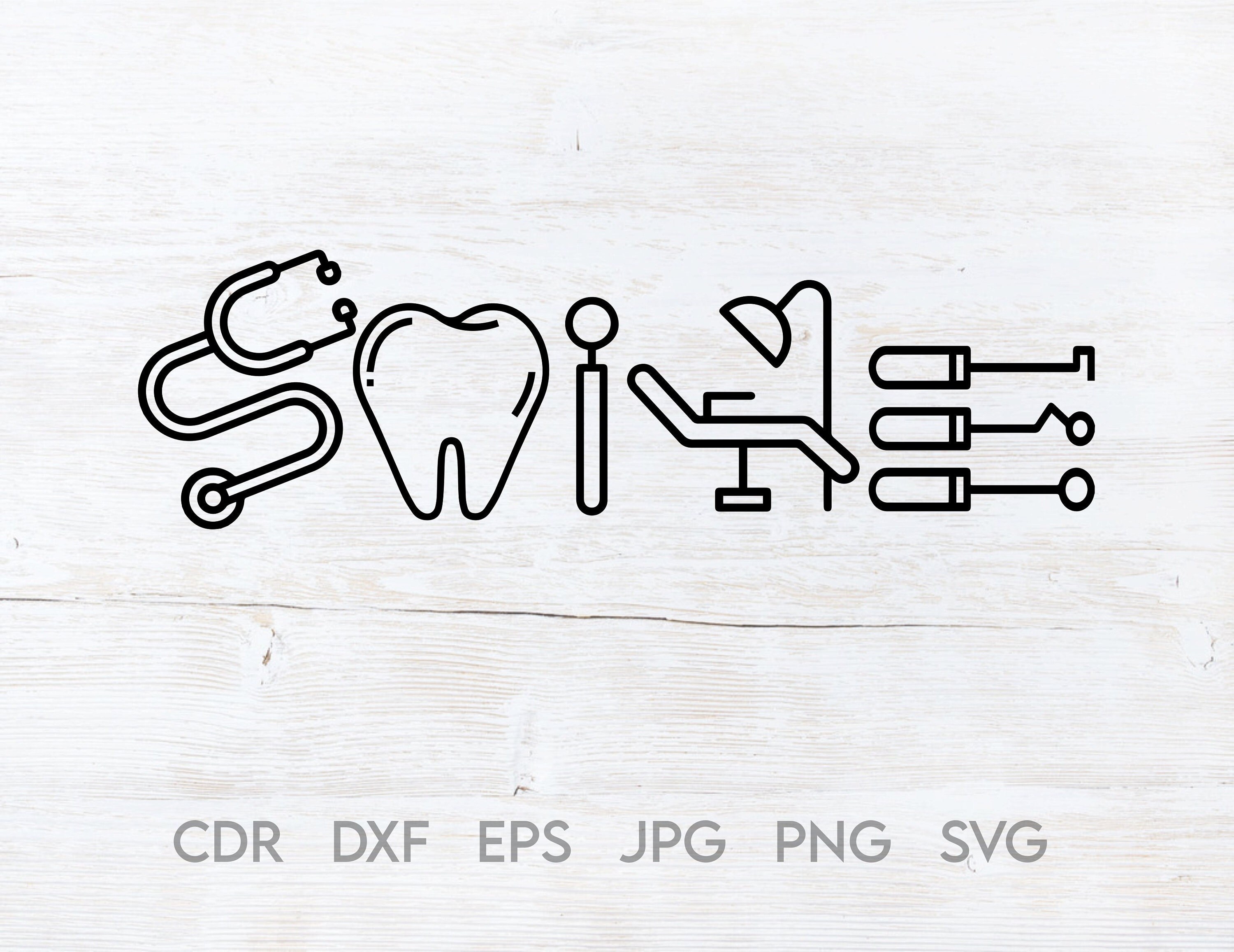 Dentist svg gift for dentist Tooth svg teeth svg dental | Etsy