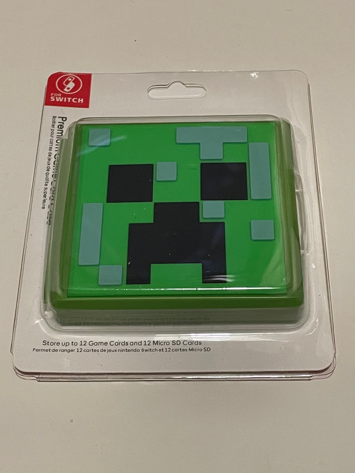 Nintendo Switch Game case Minecraft Creeper game Card | Etsy