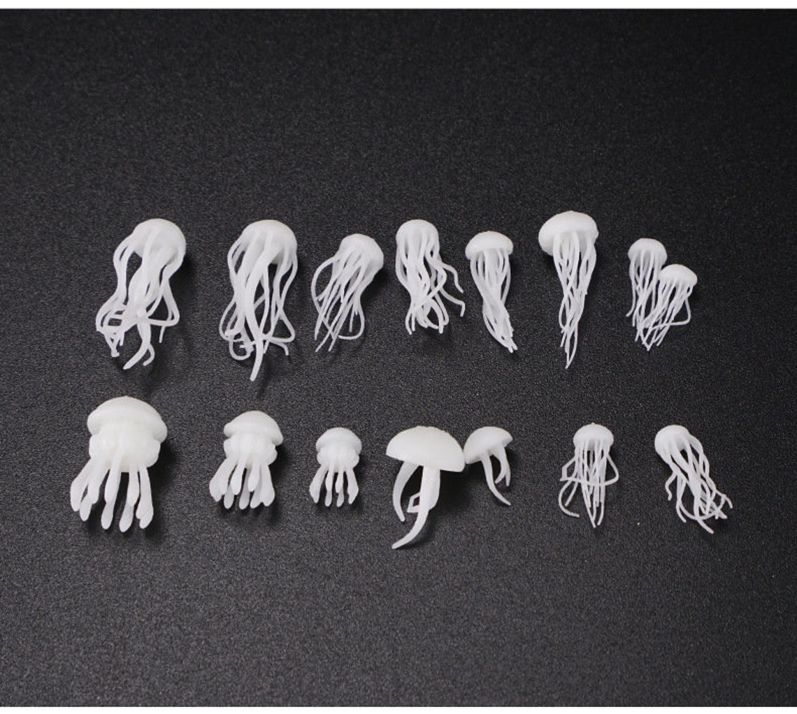 Diy Crystal Drip Material Jellyfish Drip Marine Filler 3D Mini - Etsy
