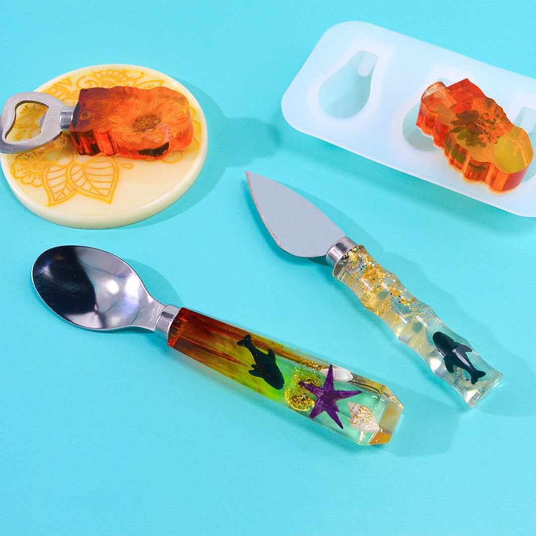 Diy Spoon Handle Mold Knife and Fork Accessories Tableware Stainless ...