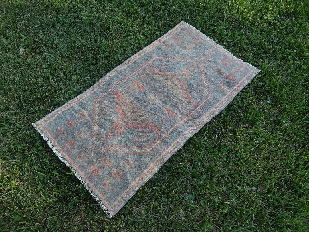 2x4 Welcome Mat Rug Colors Blue and White Quality Mat Rug Minis Rug ...