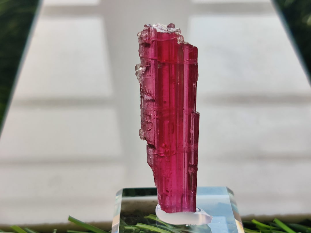 Exclusive Rare Color Rubellite Tourmaline Crystal / 6.6 Grams ...