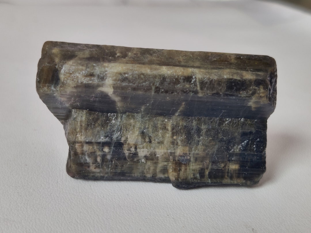 Natural Tourmaline Specimen / Green Color / Opaque & Translucent / 72 ...