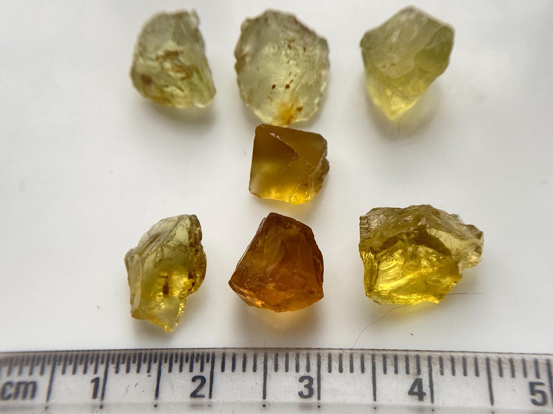 Facet Grade Natural Heliodor Beryl / 4.7 Grams / Yellow Beryl / Raw ...