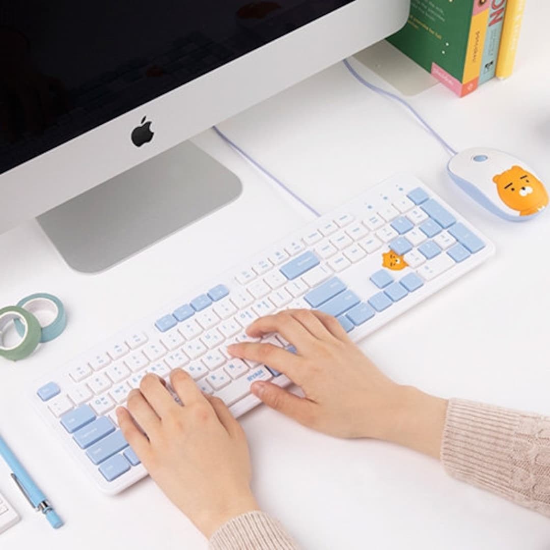 KAKAO FRIENDS Keyboard & Mouse Set - RYAN - Etsy