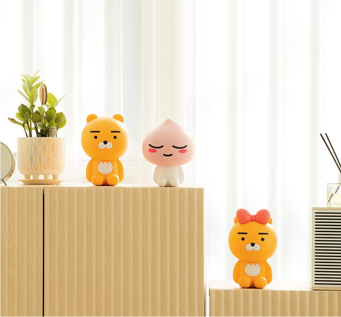 KAKAO FRIENDS Figure Speaker Ryan, Apeach, Ribbon Ryan - Etsy