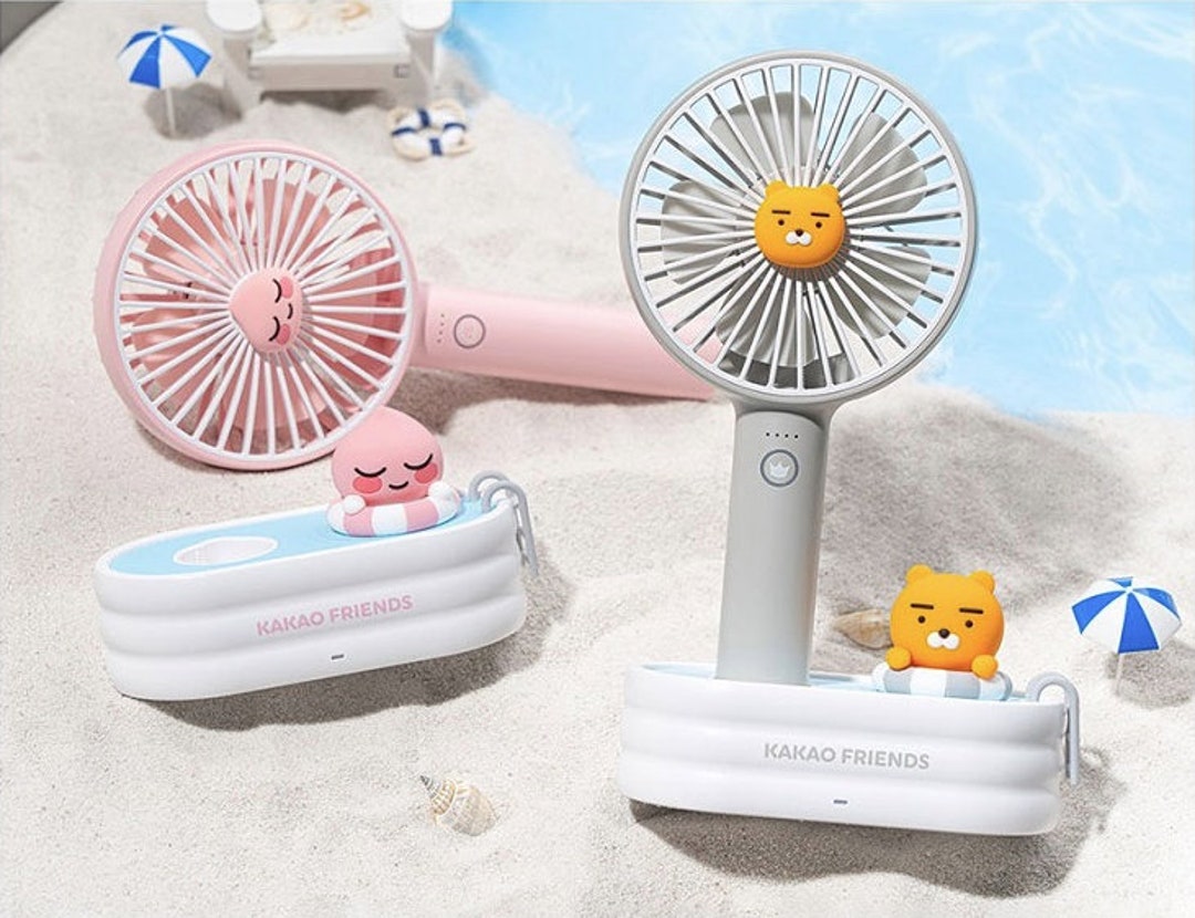 KAKAO FRIENDS - Rechargeable Portable Cradle Fan (swimming Pool Edition ...