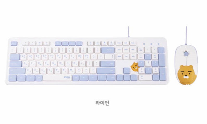 KAKAO FRIENDS Keyboard & Mouse Set - RYAN - Etsy