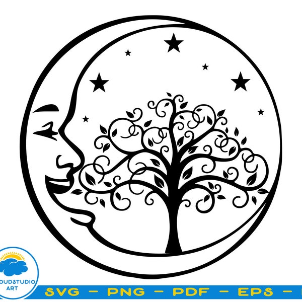 Dreaming Tree Svg - Etsy