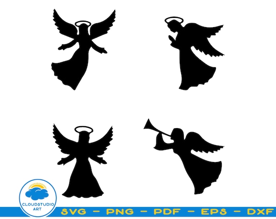 Сhristmas Angels Svg Angel Svg Christmas Baubles Angels | Etsy