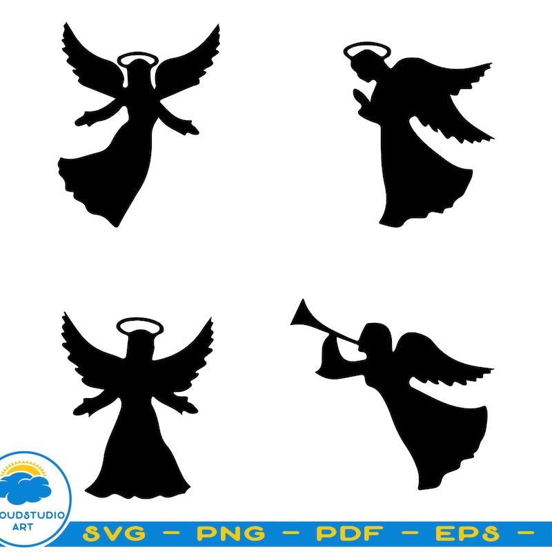 Angel Svg - Etsy