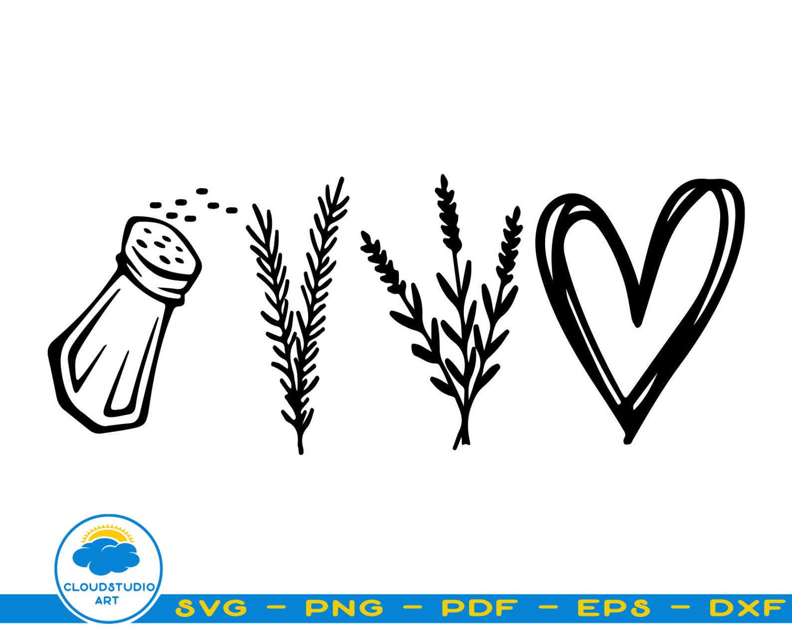 Practical Magic Salt Rosemary Lavender Love Svg,sublimation Design,cut ...