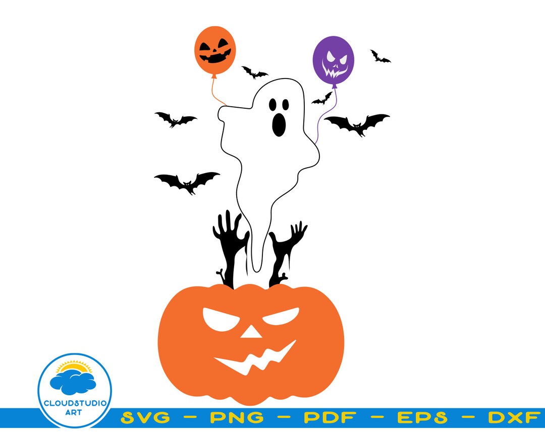 Ghost Svg,halloween Ghost Svg,halloween Clipart, Cricut,silhouette Cut ...
