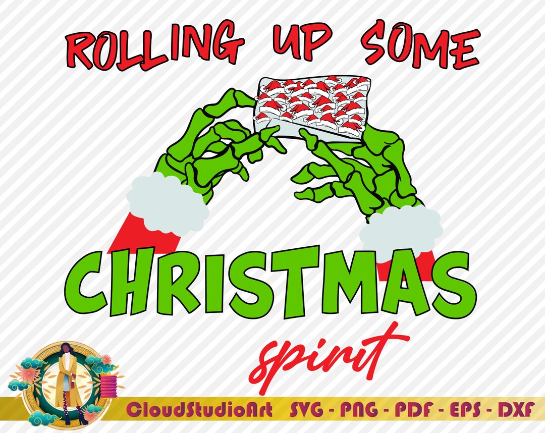 Rolling up Some Christmas Spirit Svg,retro Christmas Svg,christmas Svg ...