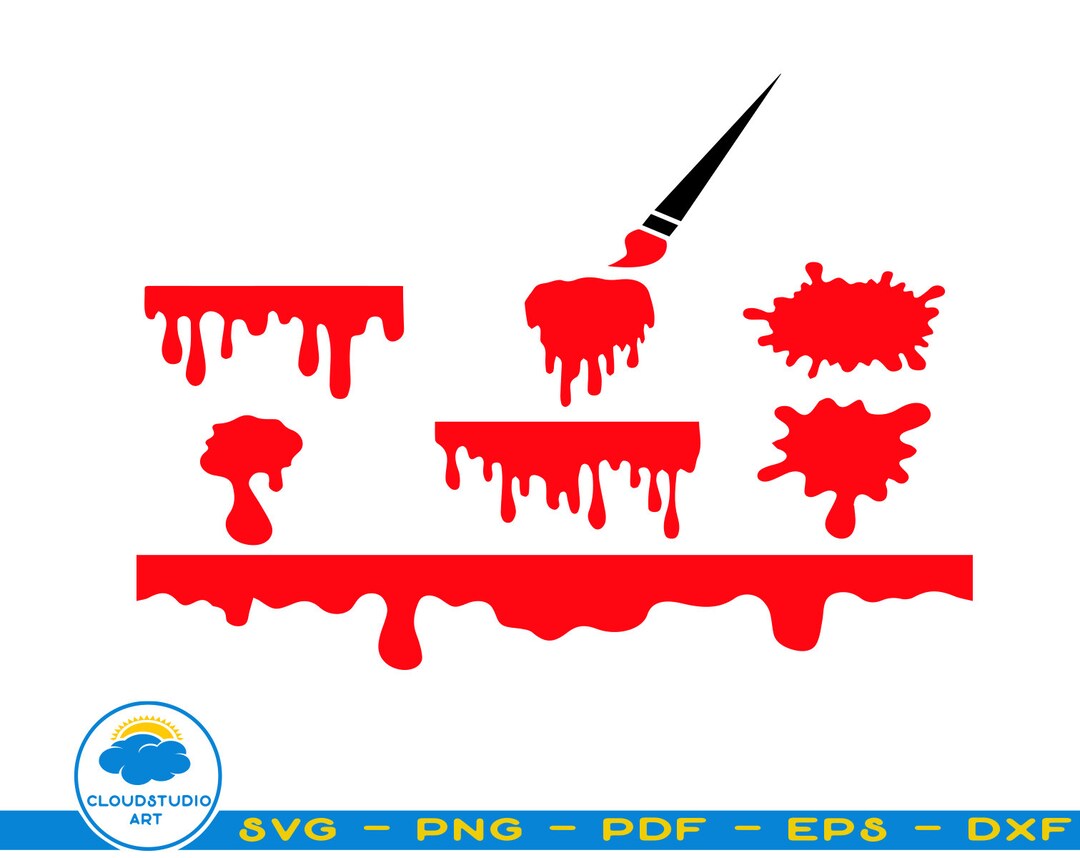 Paint Splatter Svg, Bundle, Paint Splats Svg, Paint Svg, Clipart,ink ...