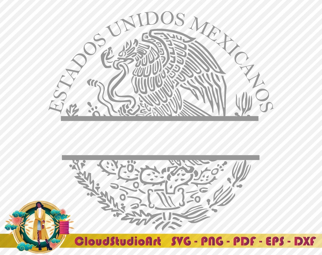 Mexican Eagle Design,great for Tshirts,decals,stickers Etc,cricut ...