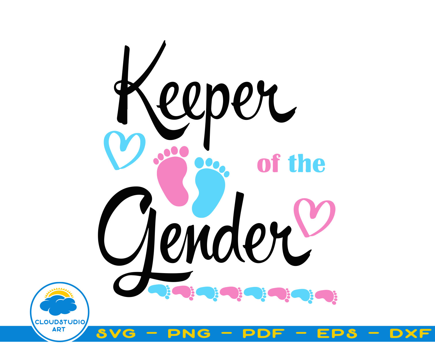 Keeper of the Gendersvg Cut Filegender Reveal Party - Etsy