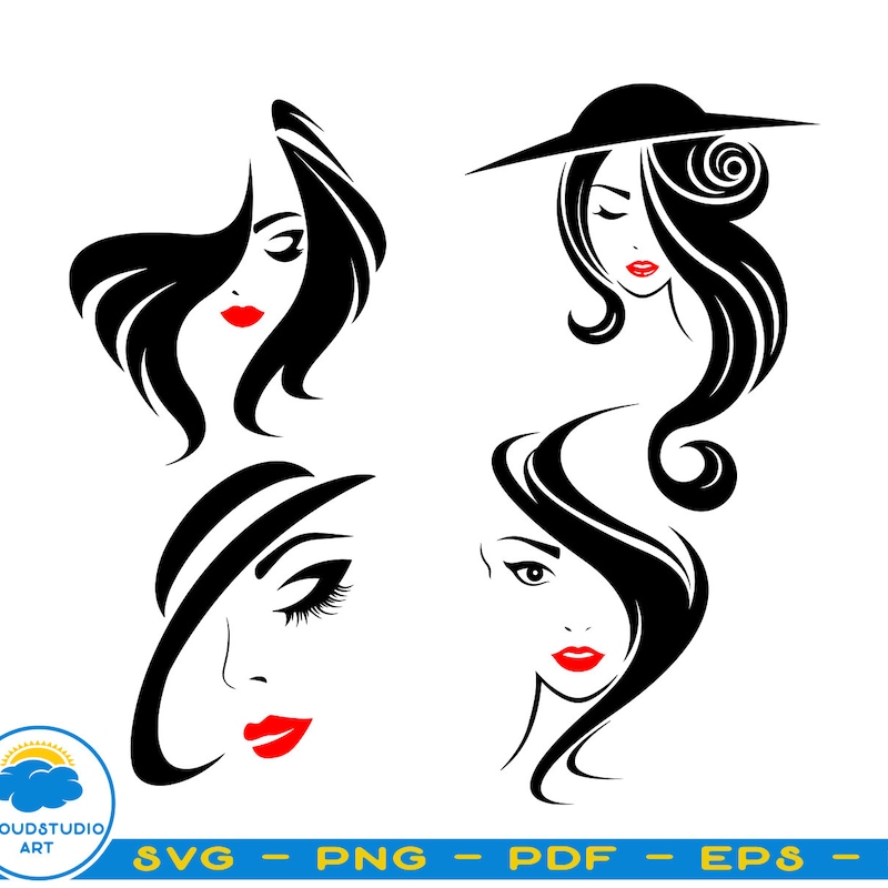 Abstract Faces Svg - Etsy