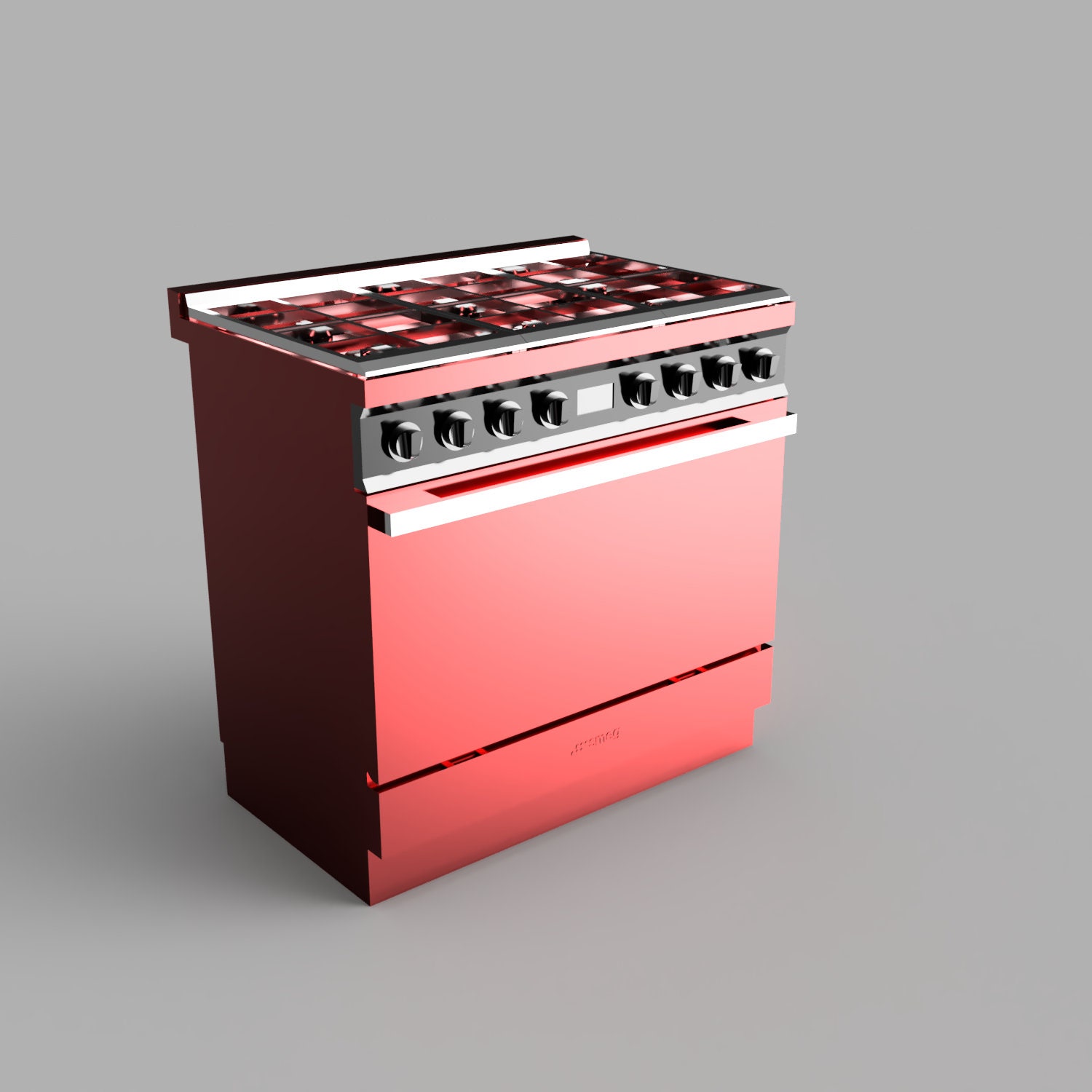 Oven SMEG Stove | 1:6 | Dollhouse Miniature | 3D Print STL File - Etsy