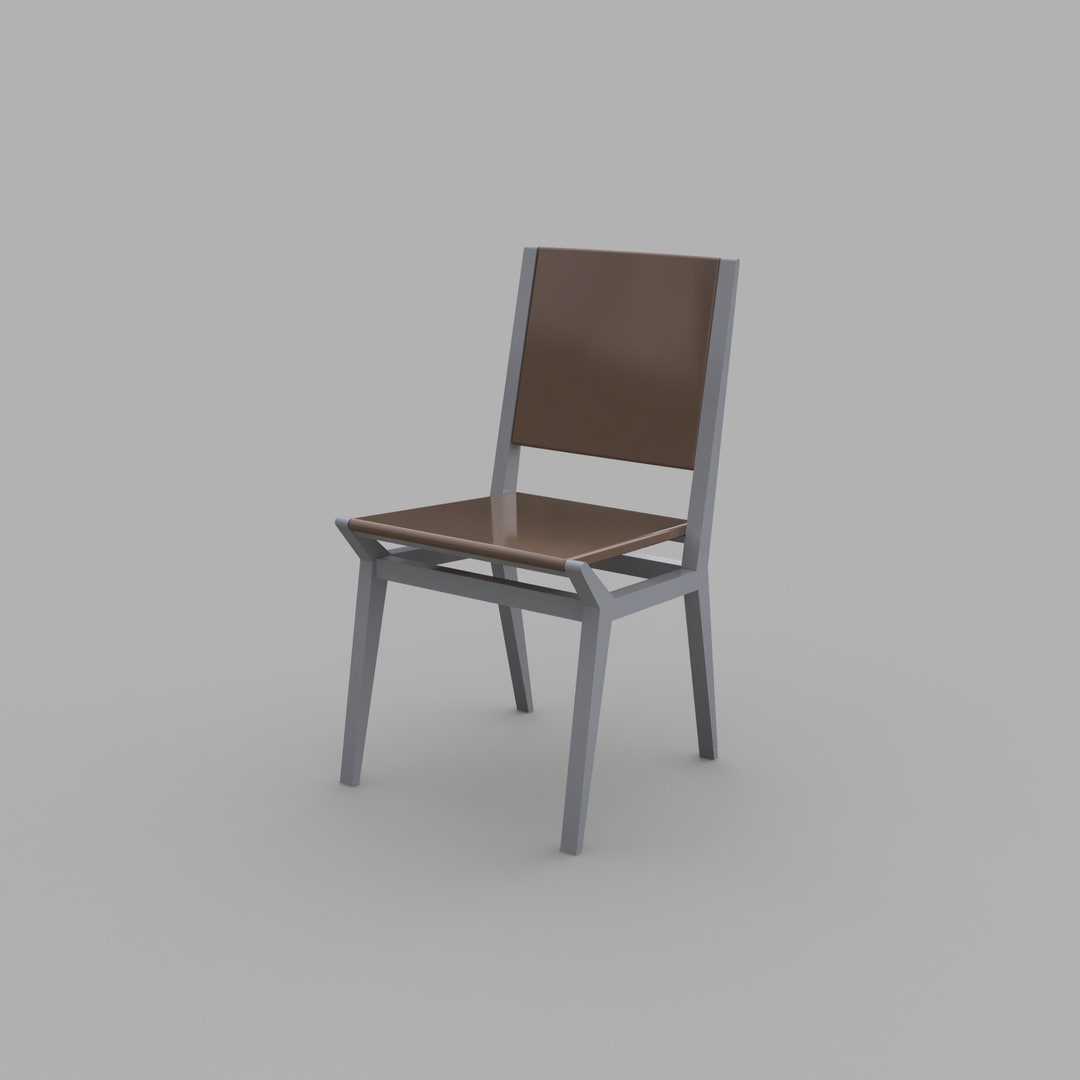 Tribeca Chair 3D Model STL File - 1:6 Scale Dollhouse (digital Download ...
