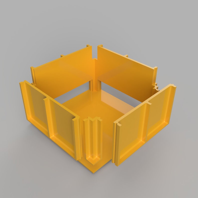 Mold Master Box STL: Reusable Silicone Mold Housing Frame (3D Files) - Etsy