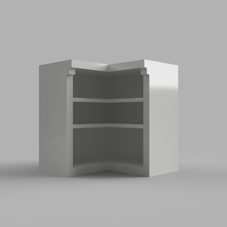 Kitchen Corner Cabinet Kitchen Furniture | 1:6 | Dollhouse Miniature ...