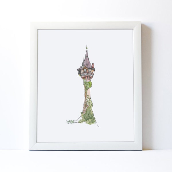 Rapunzel Art Print - Etsy