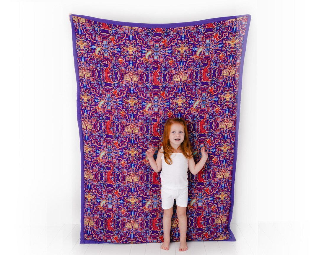 ALADDIN Bamboo QUILT for Toddlers Kids, Princess Toddler Bed Comforter ...