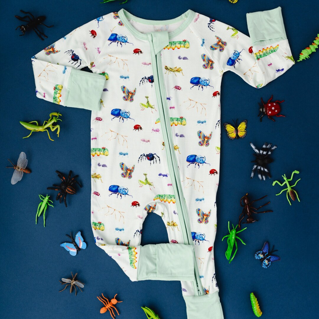 BUGS Bamboo Baby Pajamas, Bugs Life Inspired Baby Pajamas, Bamboo Baby ...