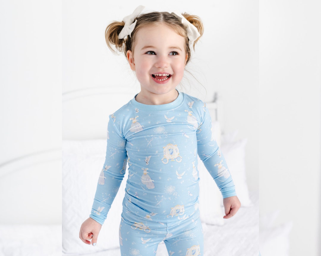 CINDERELLA Bamboo Kids Pajamas, Cinderella Bamboo Kids Pajama Set ...