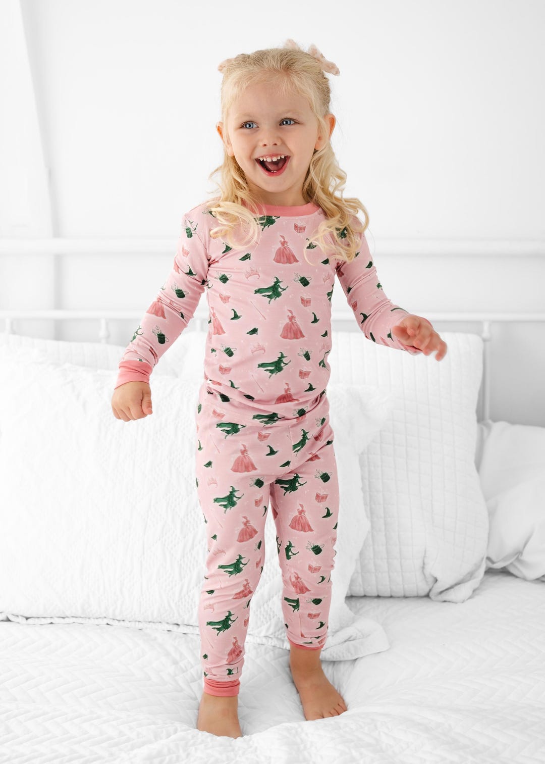 WIZARD OF OZ Bamboo Kids Pajamas, Good Witch, Bad Witch Toddler Pjs ...